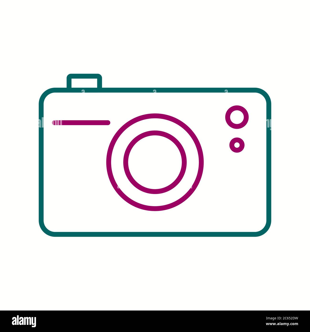 Unique Camera Vector Line Icon Stock Vector Image & Art - Alamy