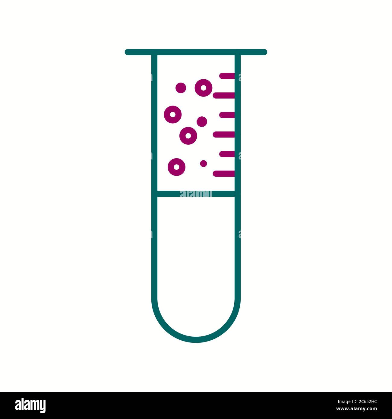 Unique Bubbles From Tube Vector Line Icon Stock Vector Image & Art - Alamy