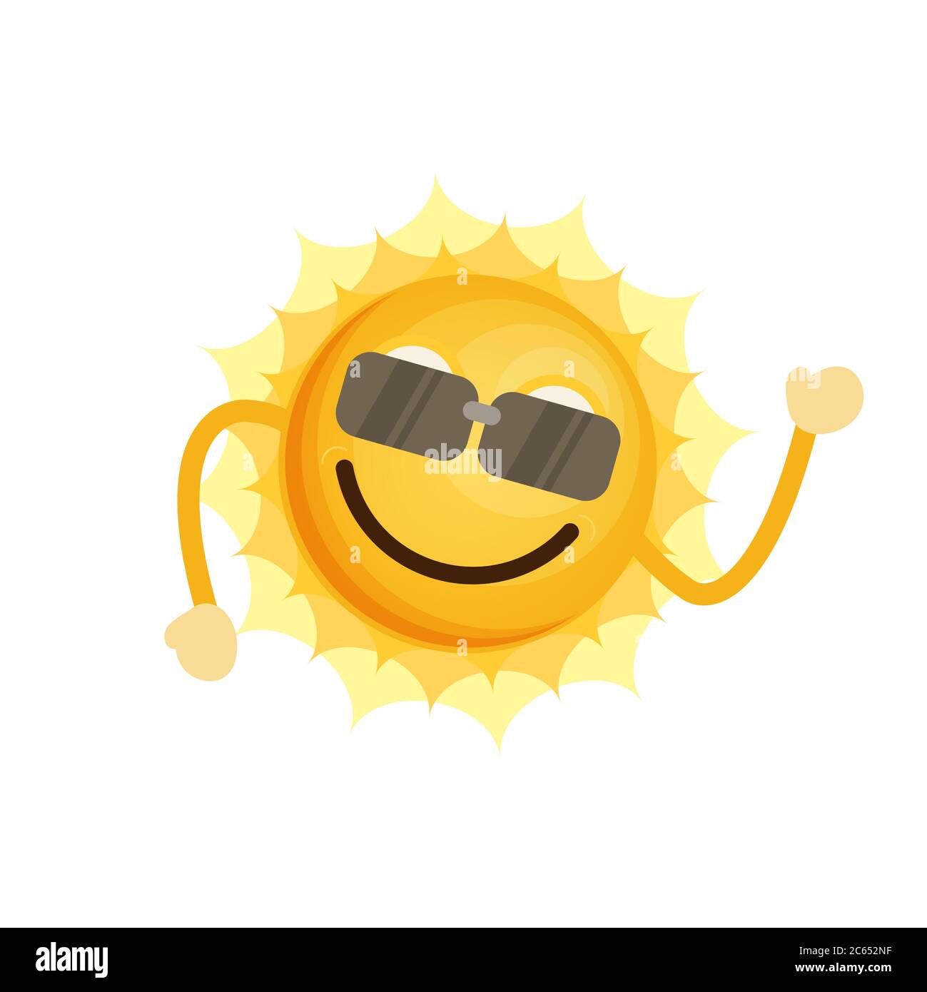 Happy laughing sunshine Stock Vector Images - Alamy