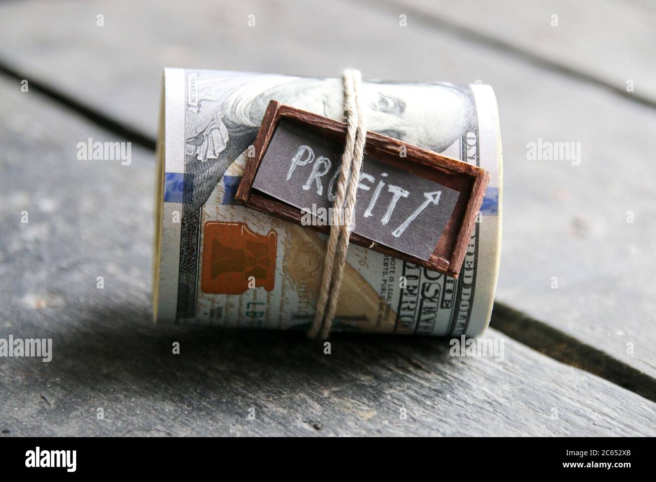 Profit money or budget concept of business success, economic or market ...