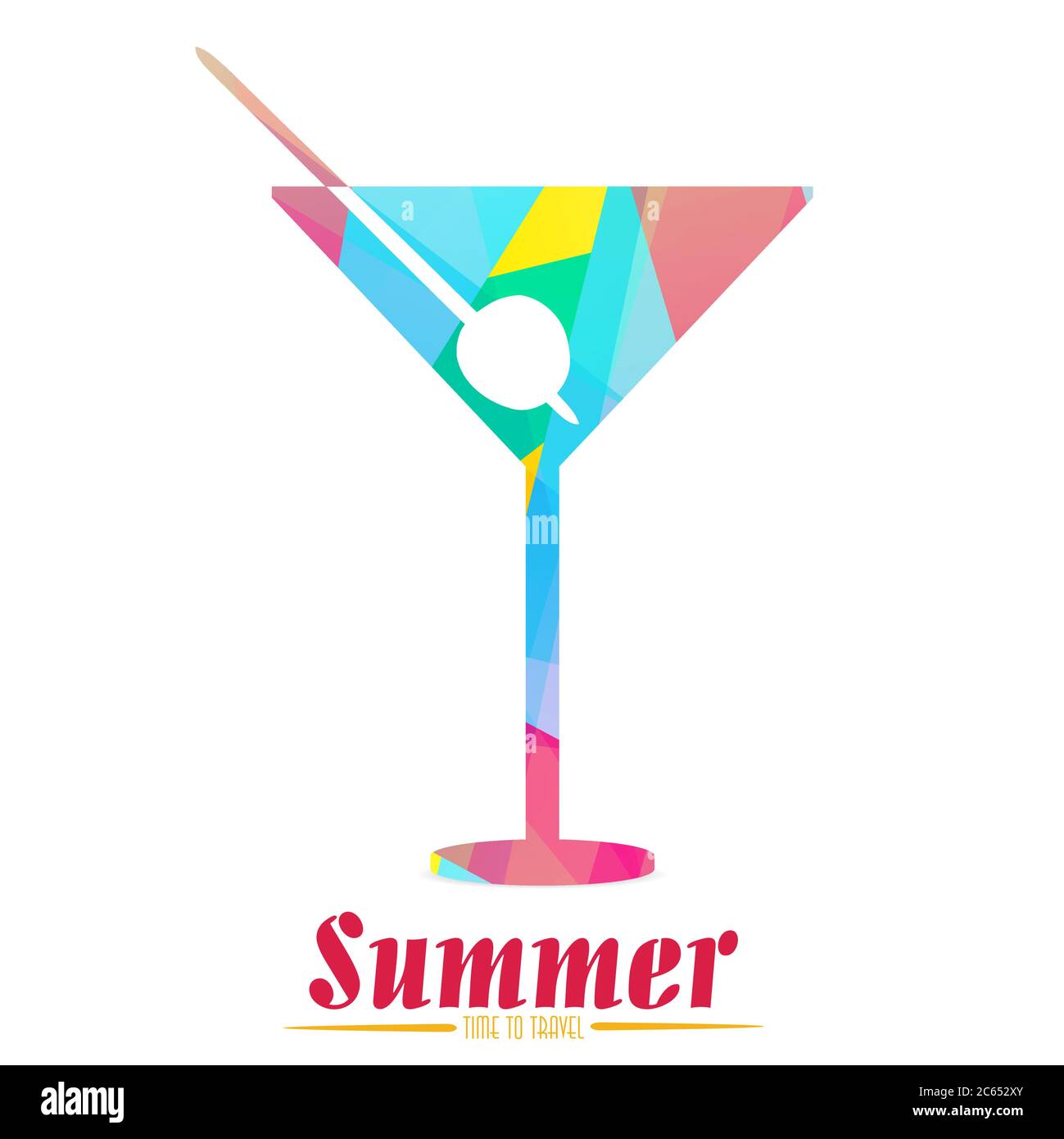 Cocktail abstract. Vector illustration Stock Vector Image & Art - Alamy