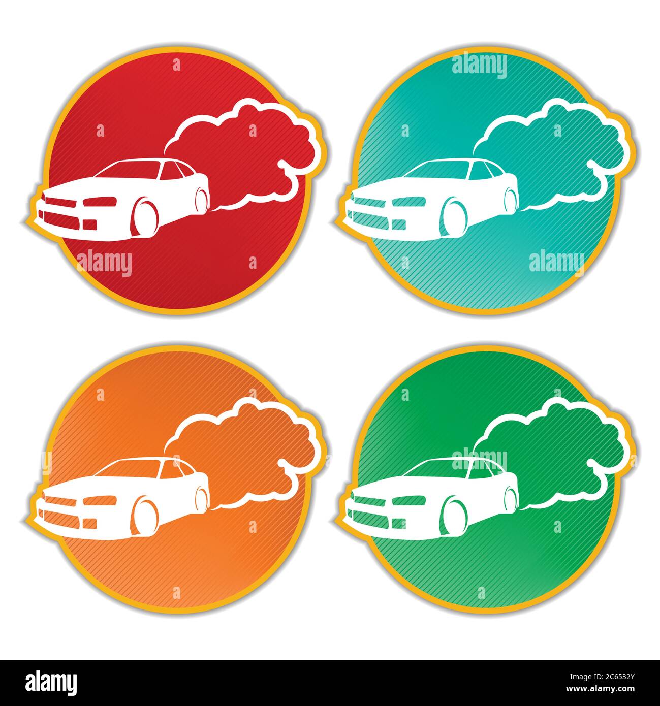 Race Car Drifting Stock Vector Image & Art - Alamy