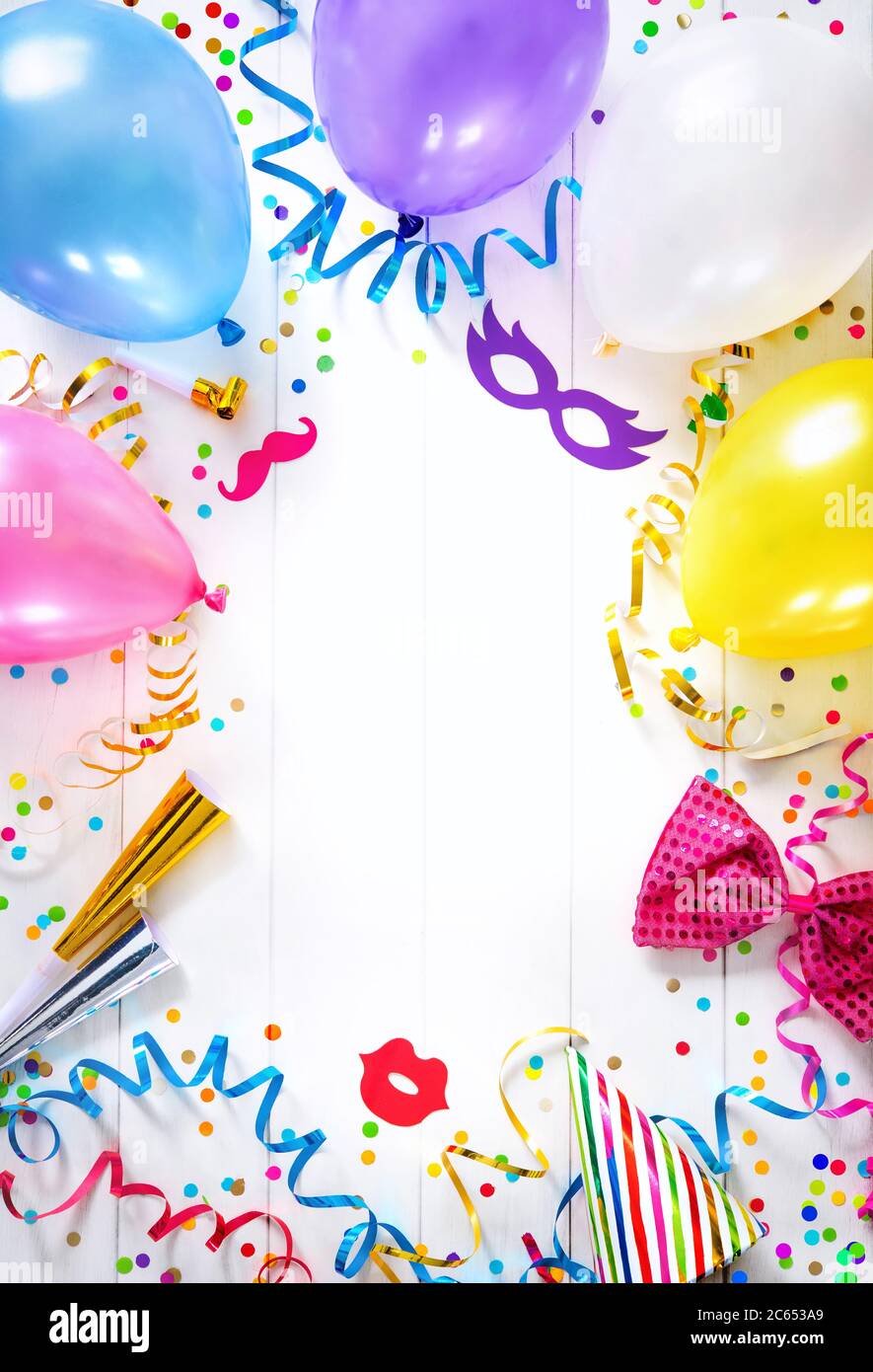 Birthday Balloons And Streamers