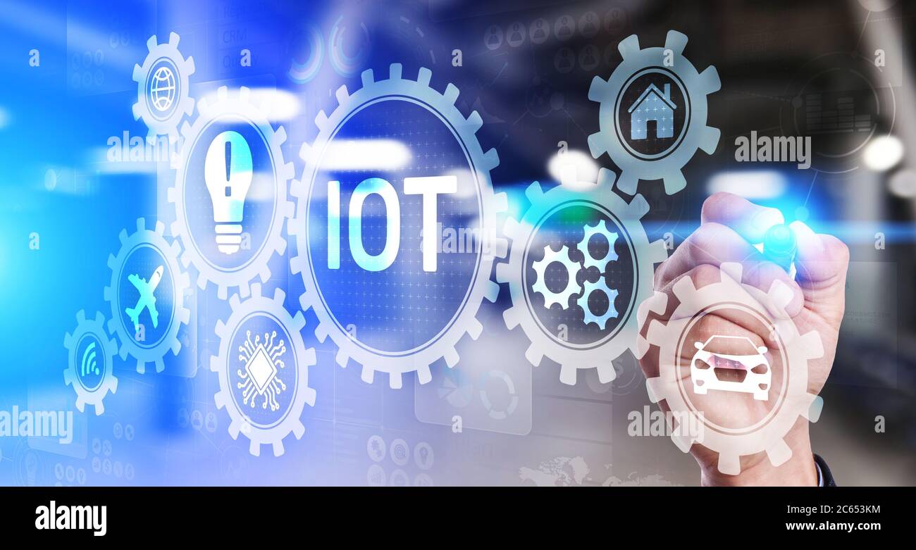IOT Internet of things Digital transformation Modern Technology concept ...