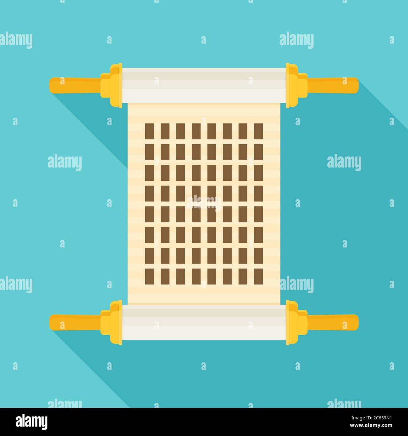 Vector torah with long shadow, flat design Stock Vector Image & Art - Alamy
