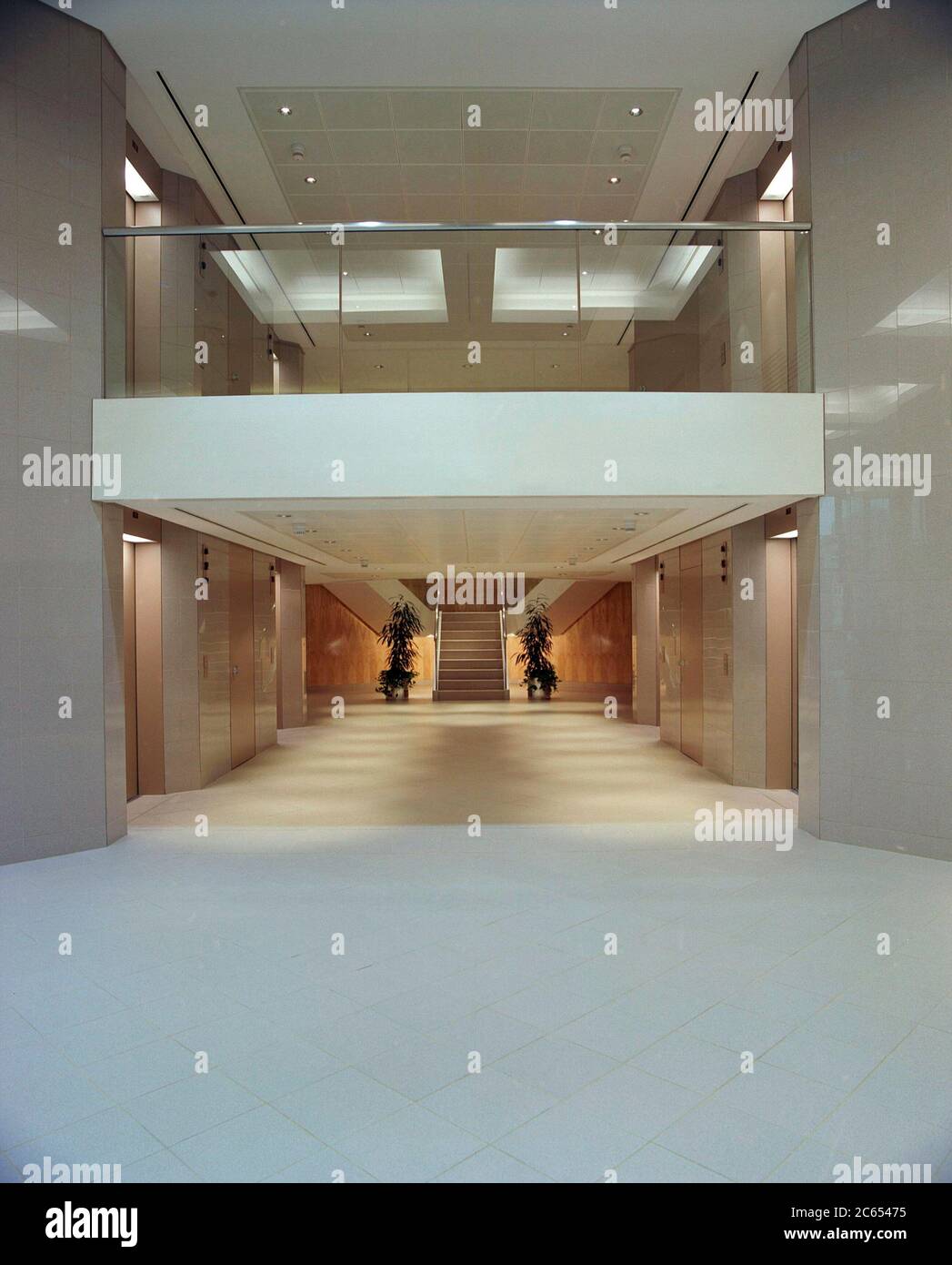 The then refurbished interior of the Halifax Building society ...