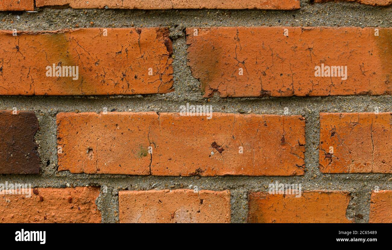 Wet brick wall. Texture for background Stock Photo - Alamy