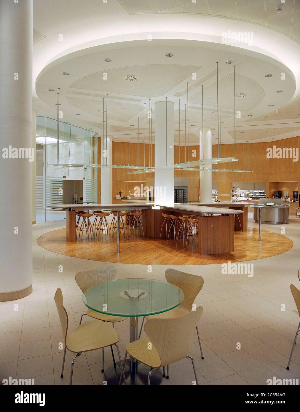 The then refurbished interior of the Halifax Building society ...