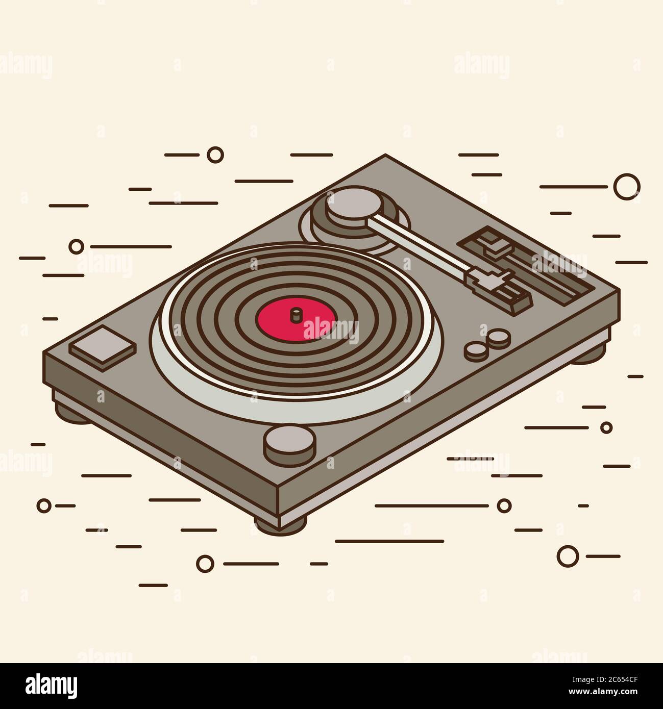 Dj deck Stock Vector Images - Alamy