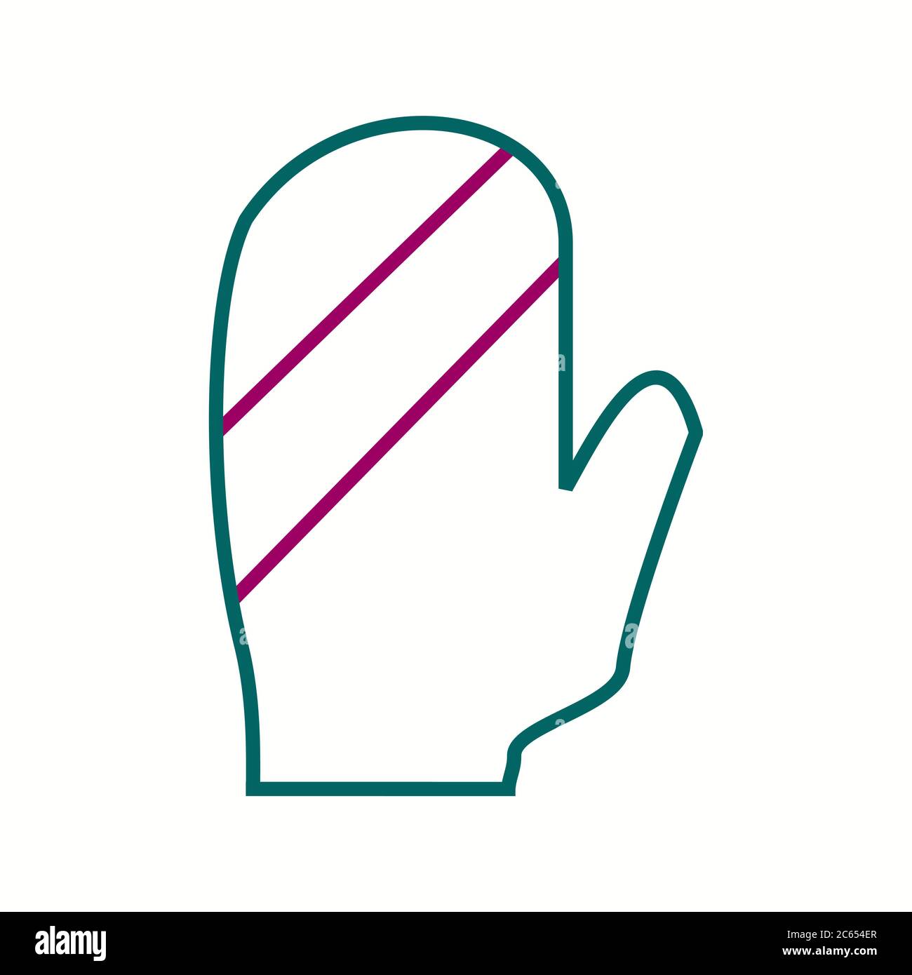 Unique Baking Glove Vector Line Icon Stock Vector Image & Art - Alamy