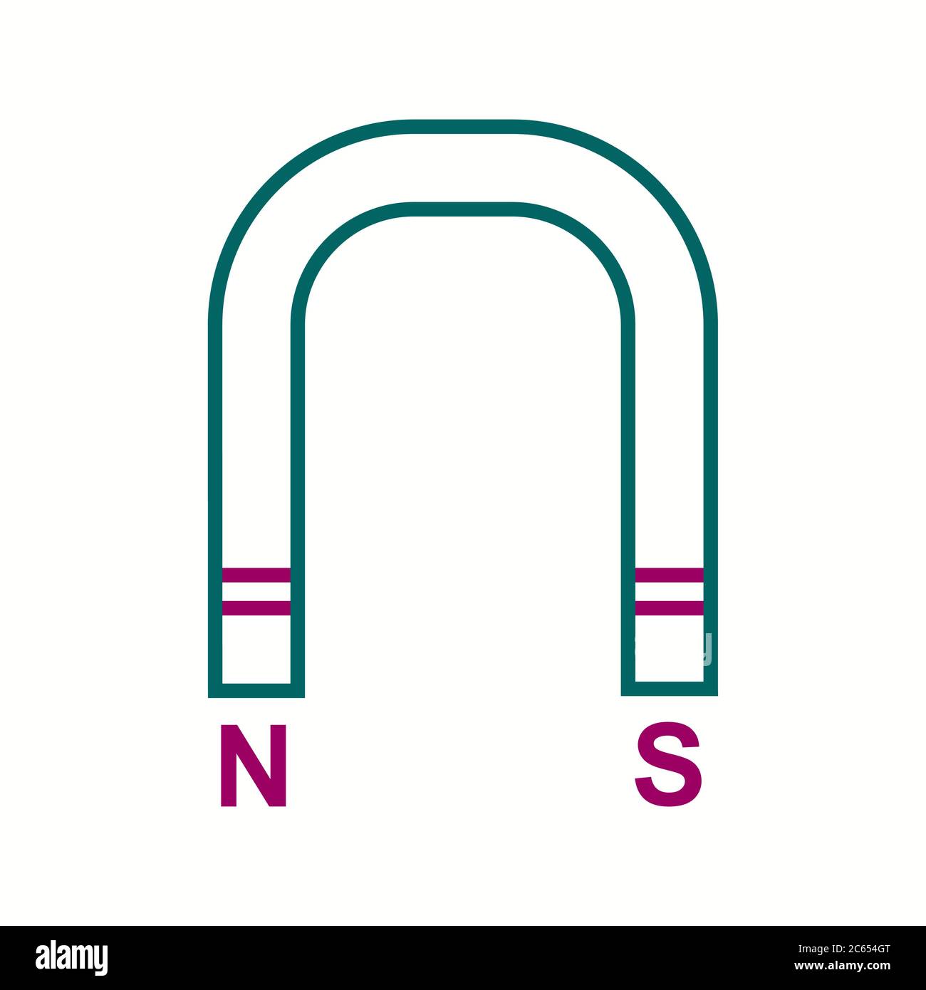 Unique Magnet Vector Line Icon Stock Vector Image & Art - Alamy