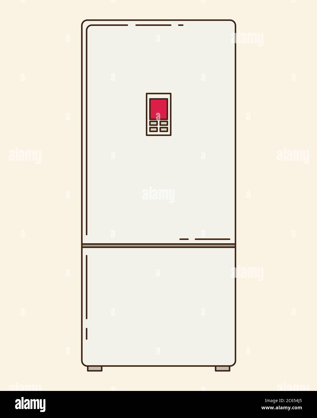 Refrigerator element Stock Vector Images - Alamy