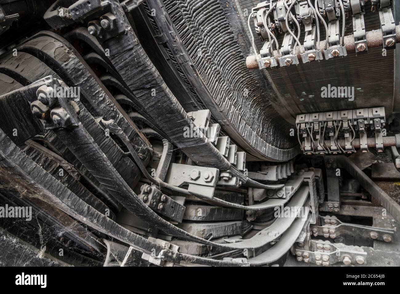 detail of an old generator Stock Photo - Alamy