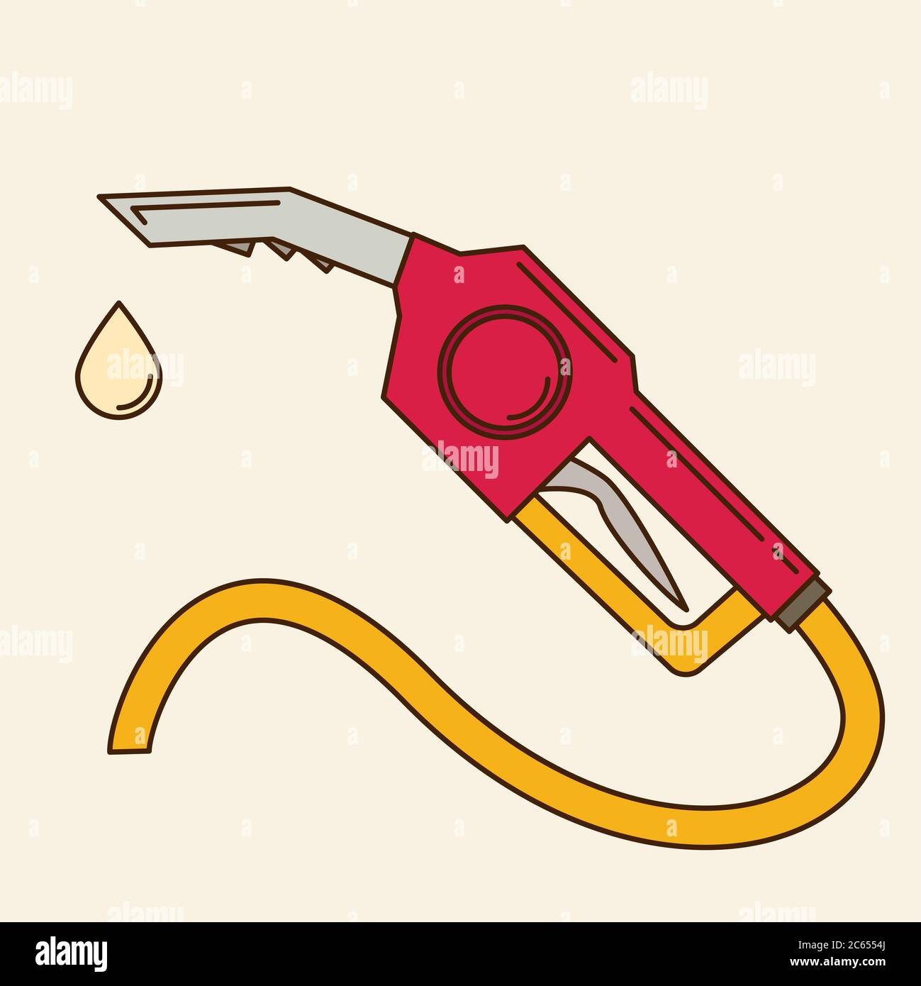 Fuel nozzle Stock Vector Images - Alamy