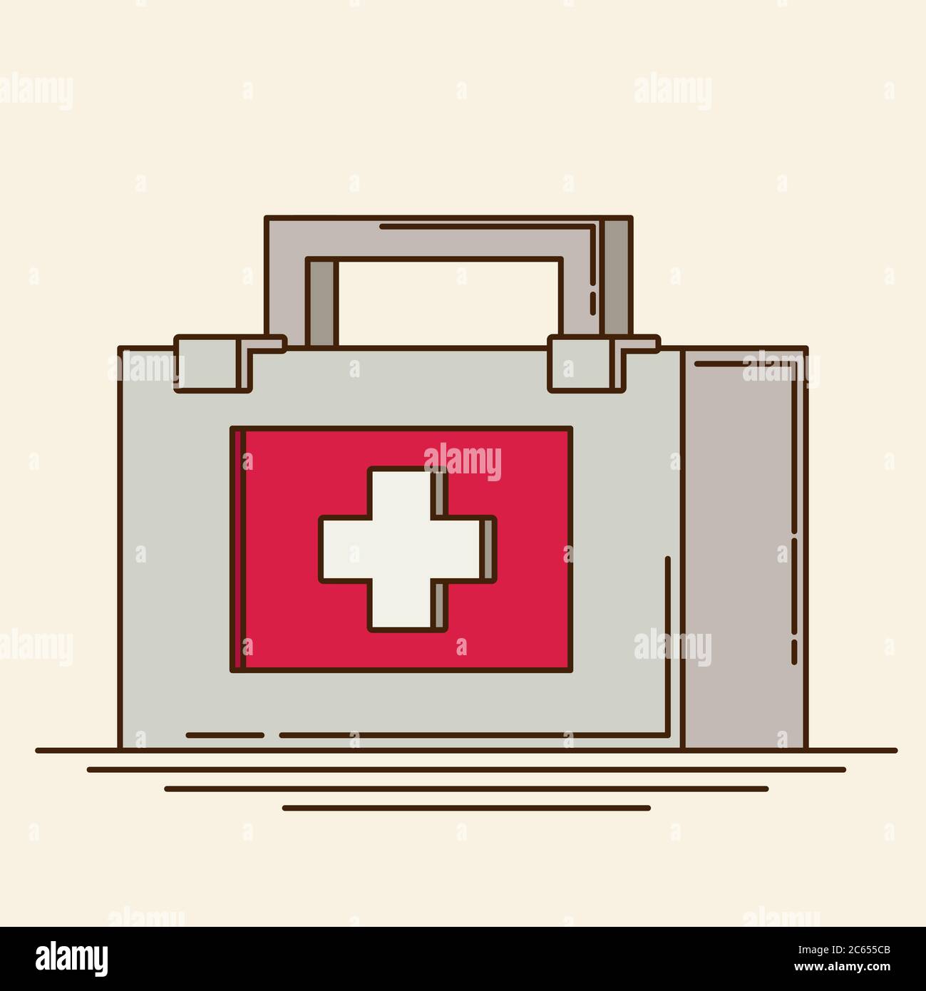Vector First Aid Kit. Flat vector Stock Vector Image & Art - Alamy