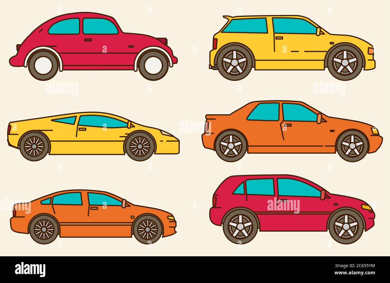 Bumper cars Stock Vector Images - Alamy