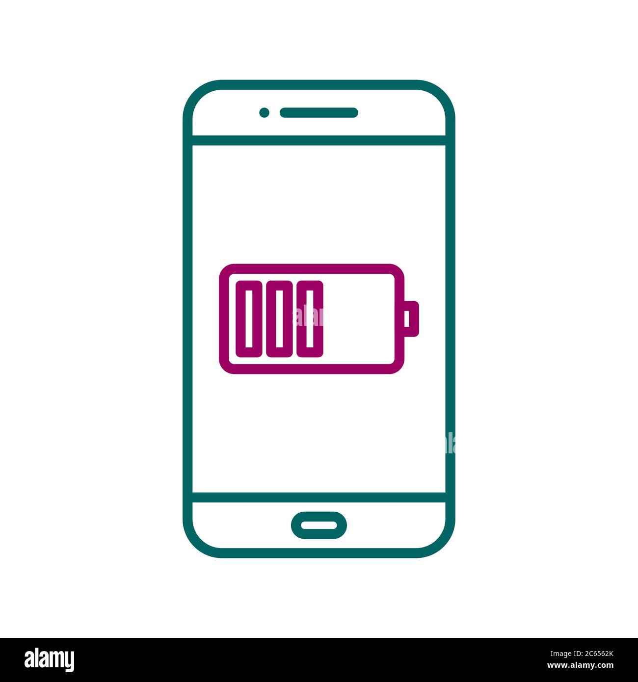 Unique Battery Indicator Vector Line Icon Stock Vector Image & Art - Alamy