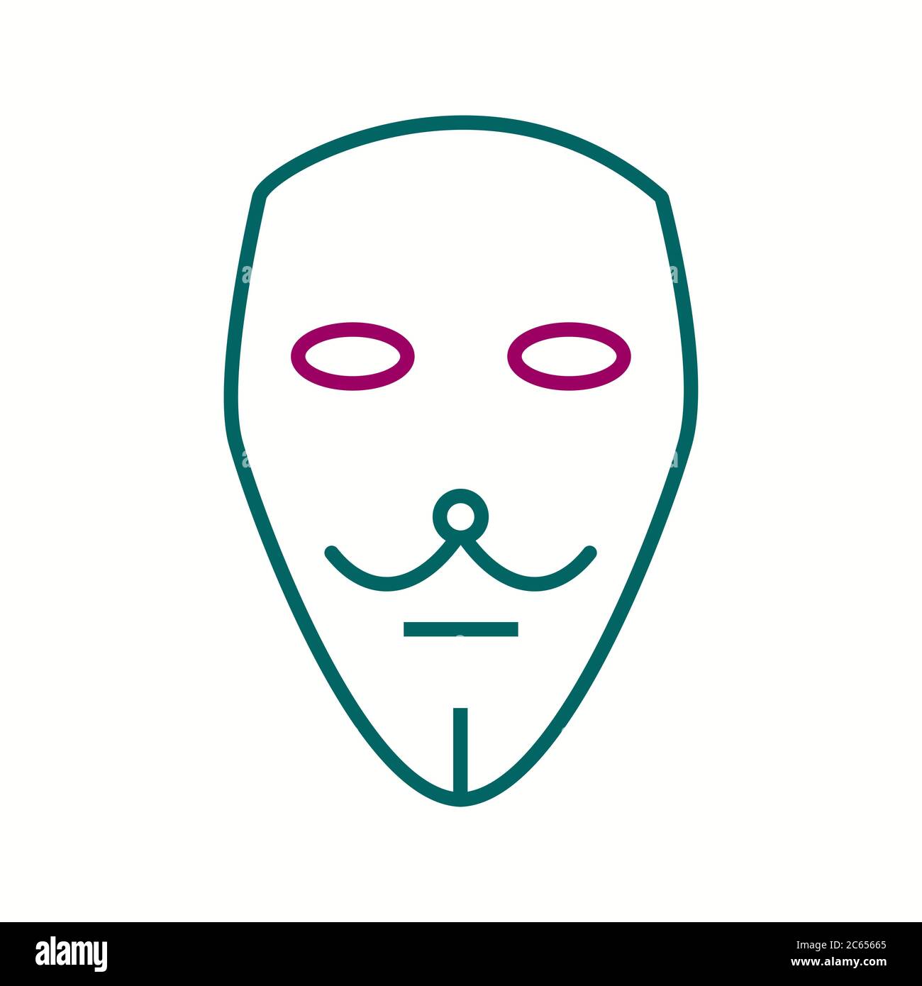 Iconic masks Stock Vector Images - Alamy
