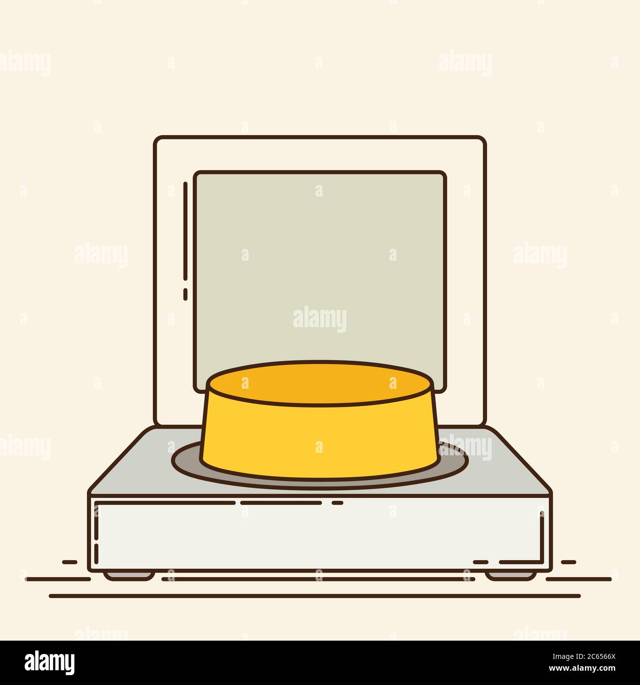 Launch button icon. Vector illustration Stock Vector Image & Art - Alamy