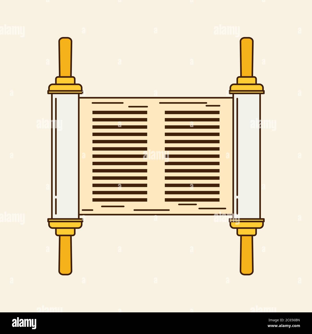 Vector torah, flat design Stock Vector Image & Art - Alamy