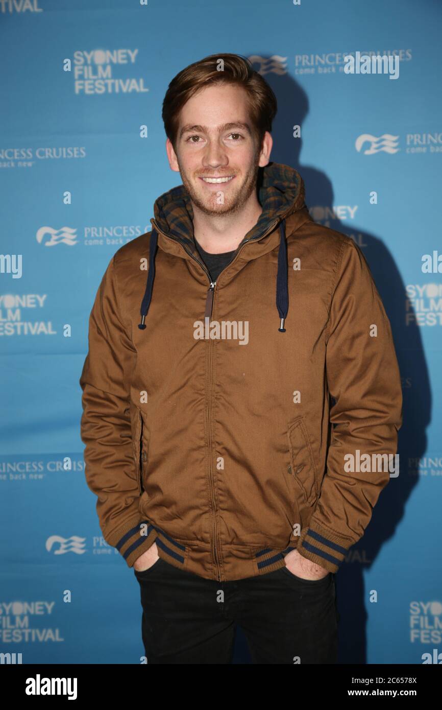 Actor and voiceover Luke McMahon arrives on the red carpet at the ...