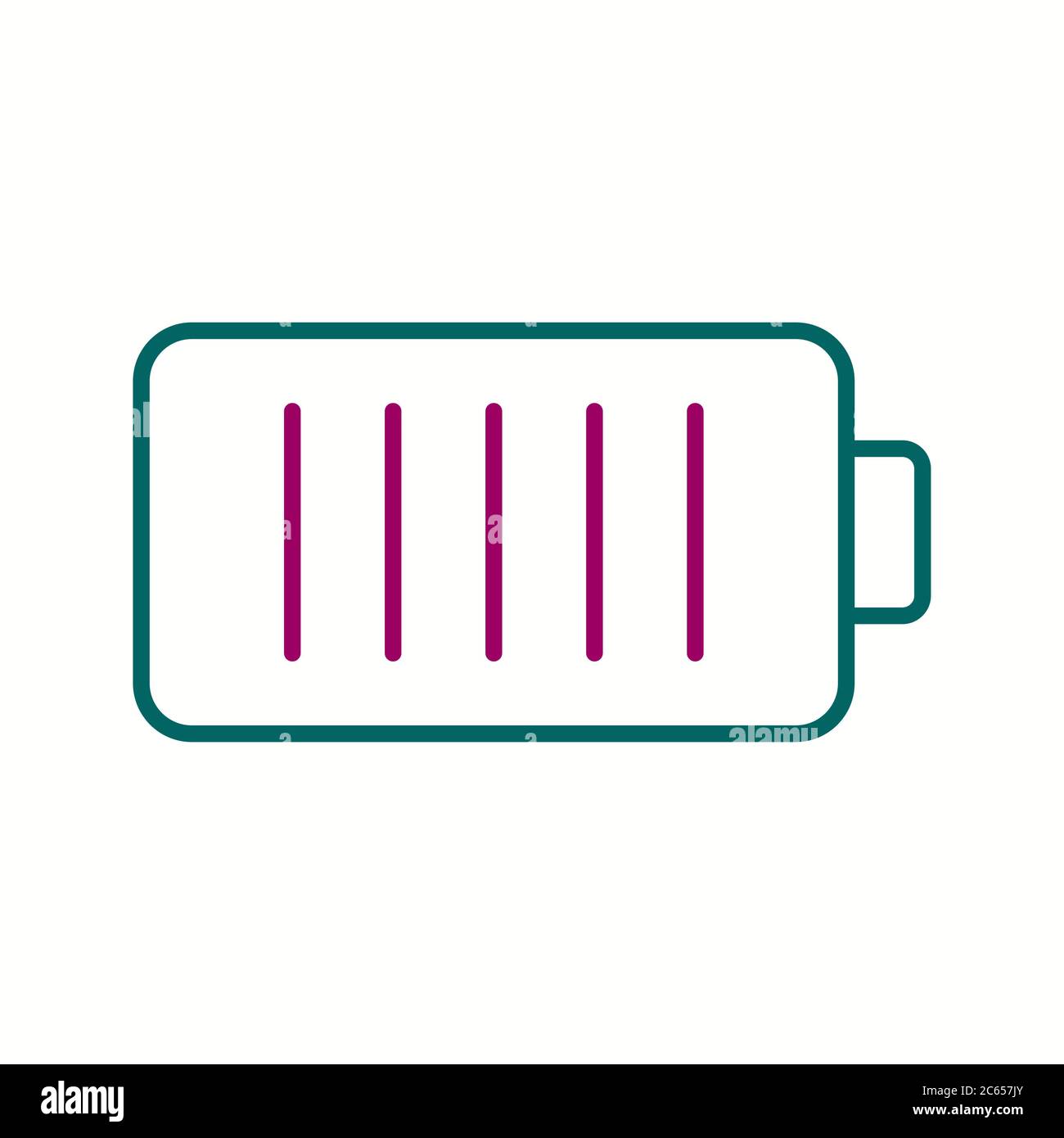 Unique Battery Vector Line Icon Stock Vector Image & Art - Alamy