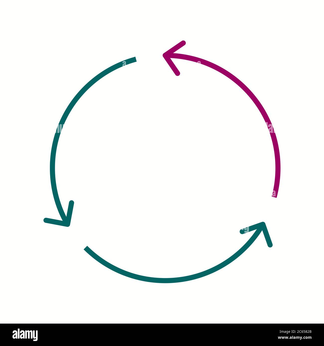 Unique Recycle Vector Line Icon Stock Vector Image & Art - Alamy