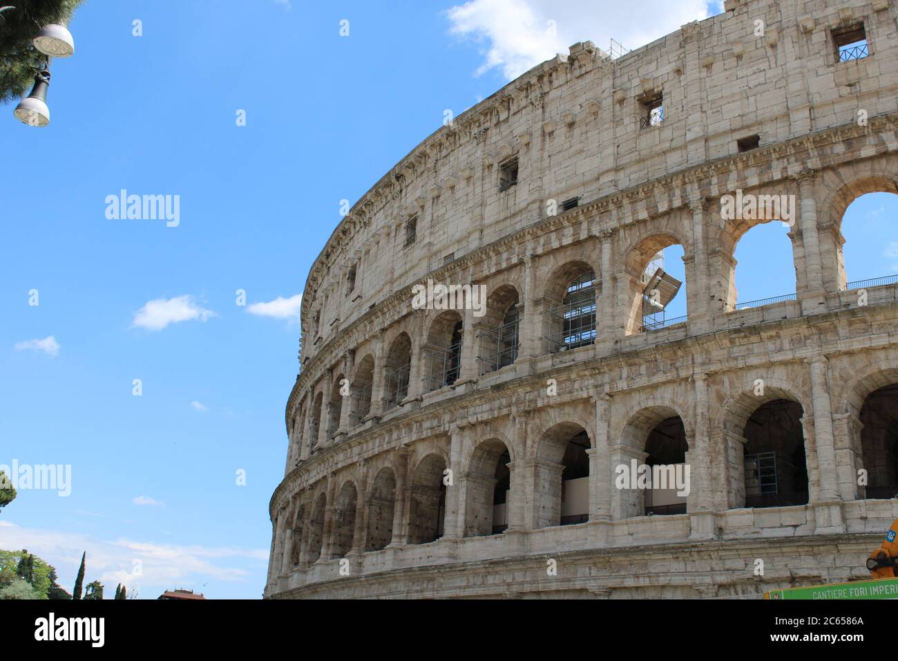 Colosseum a famous landmark in Rome Italy Stock Photo - Alamy