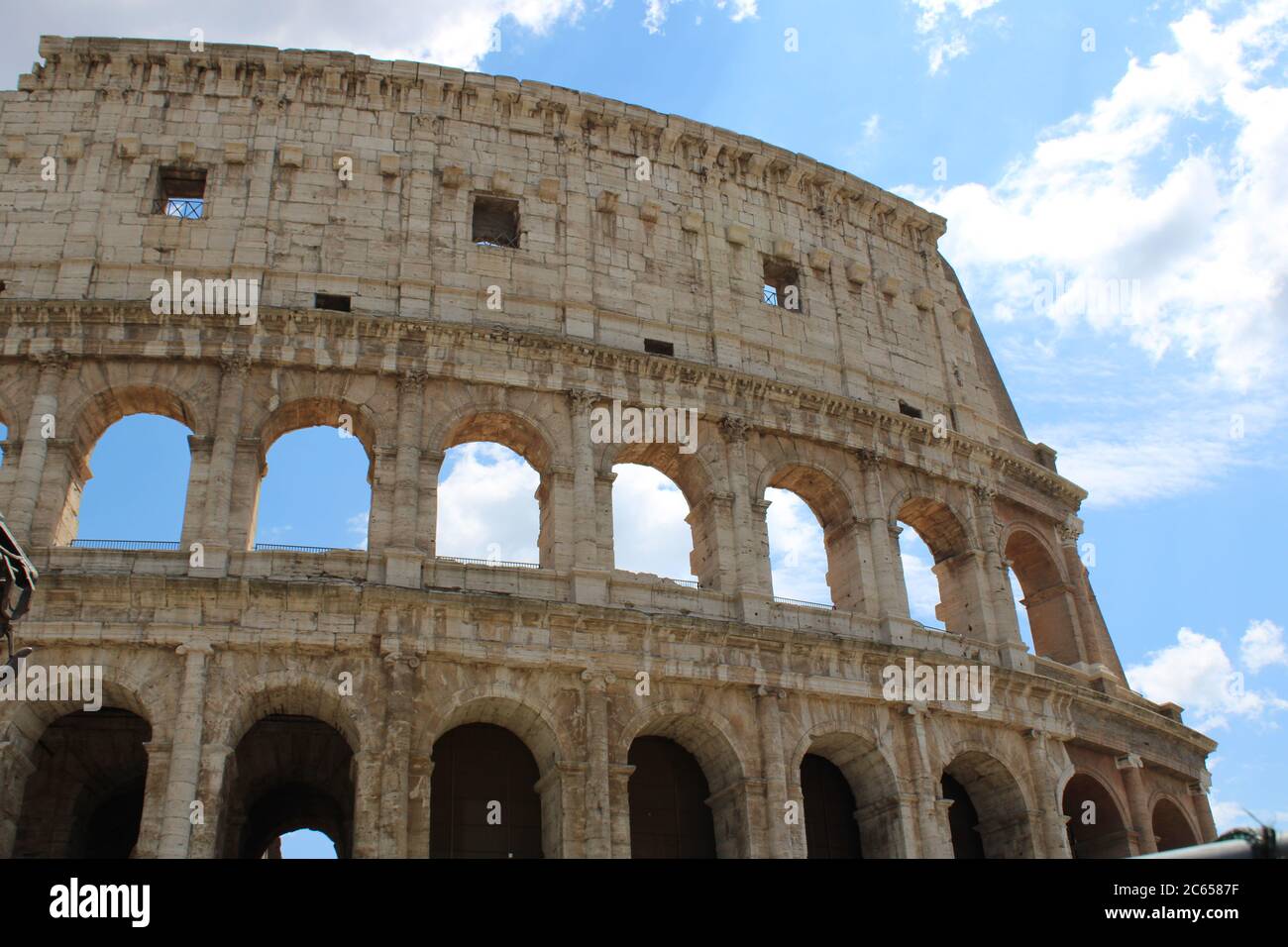Colosseum a famous landmark in Rome Italy Stock Photo - Alamy