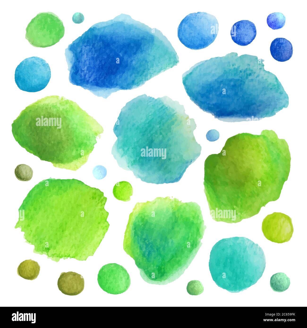 Watercolor vector stains Stock Vector Image & Art - Alamy