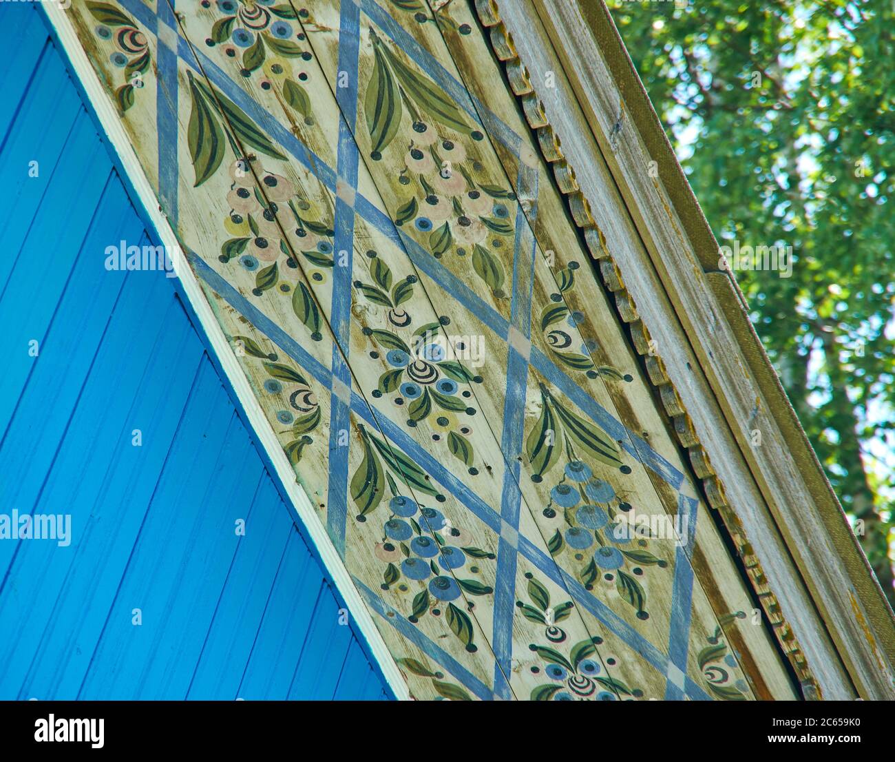 Old northern residential architecture of Russia.Pogost, Seletsky ...