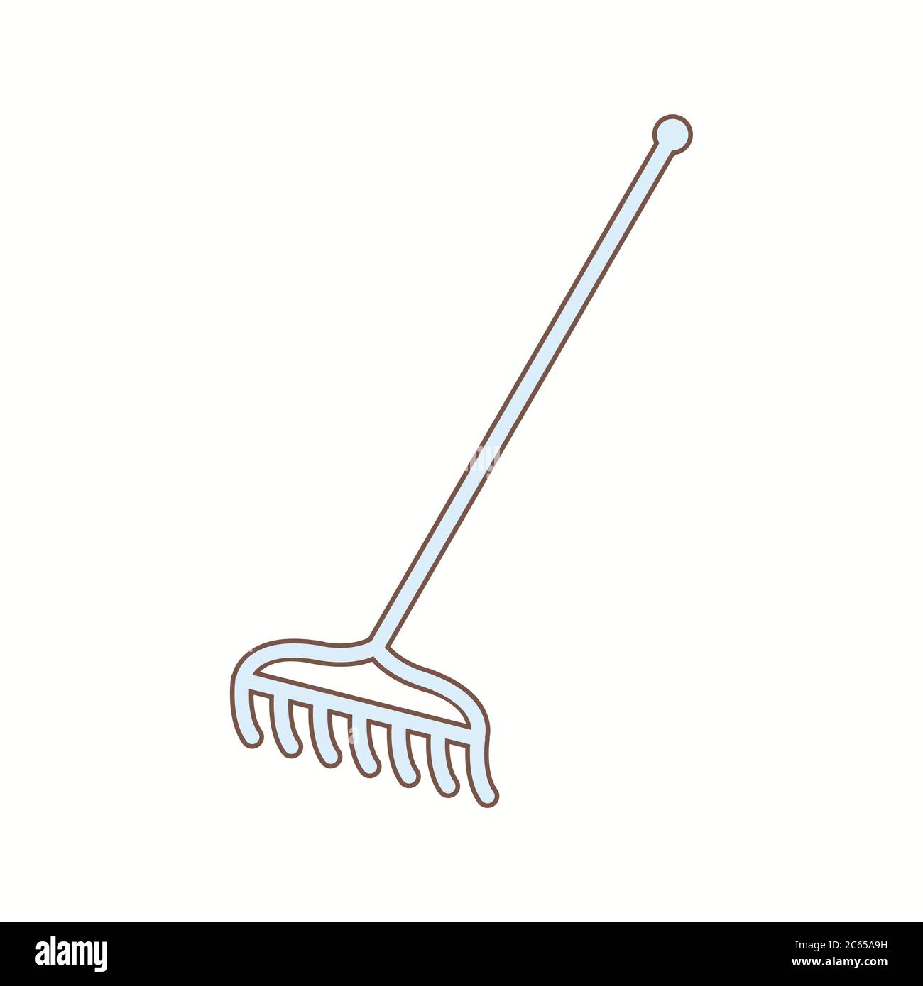 Unique Rake Vector Line Icon Stock Vector Image & Art - Alamy