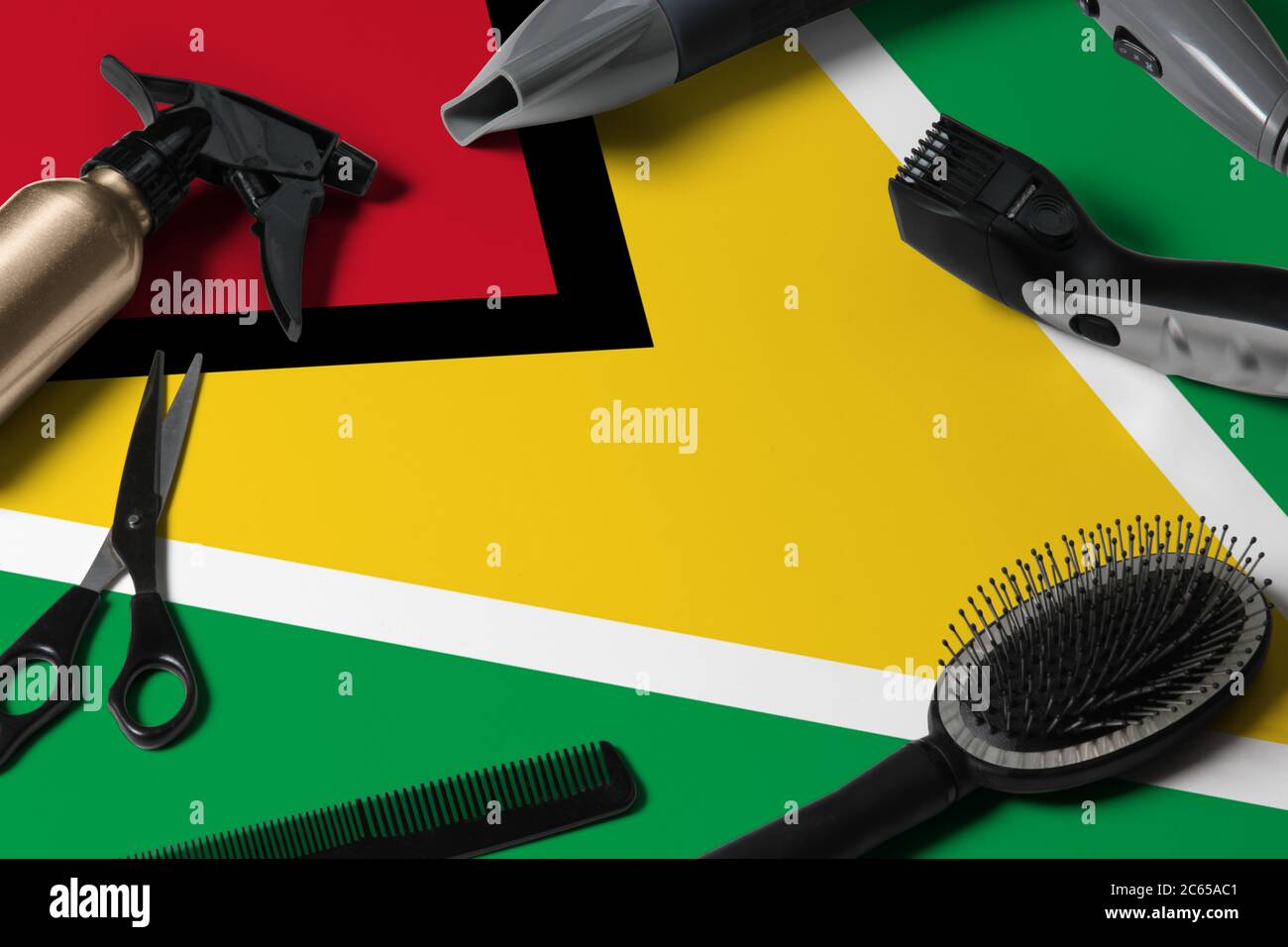 Straight flag of guyana hi-res stock photography and images - Alamy