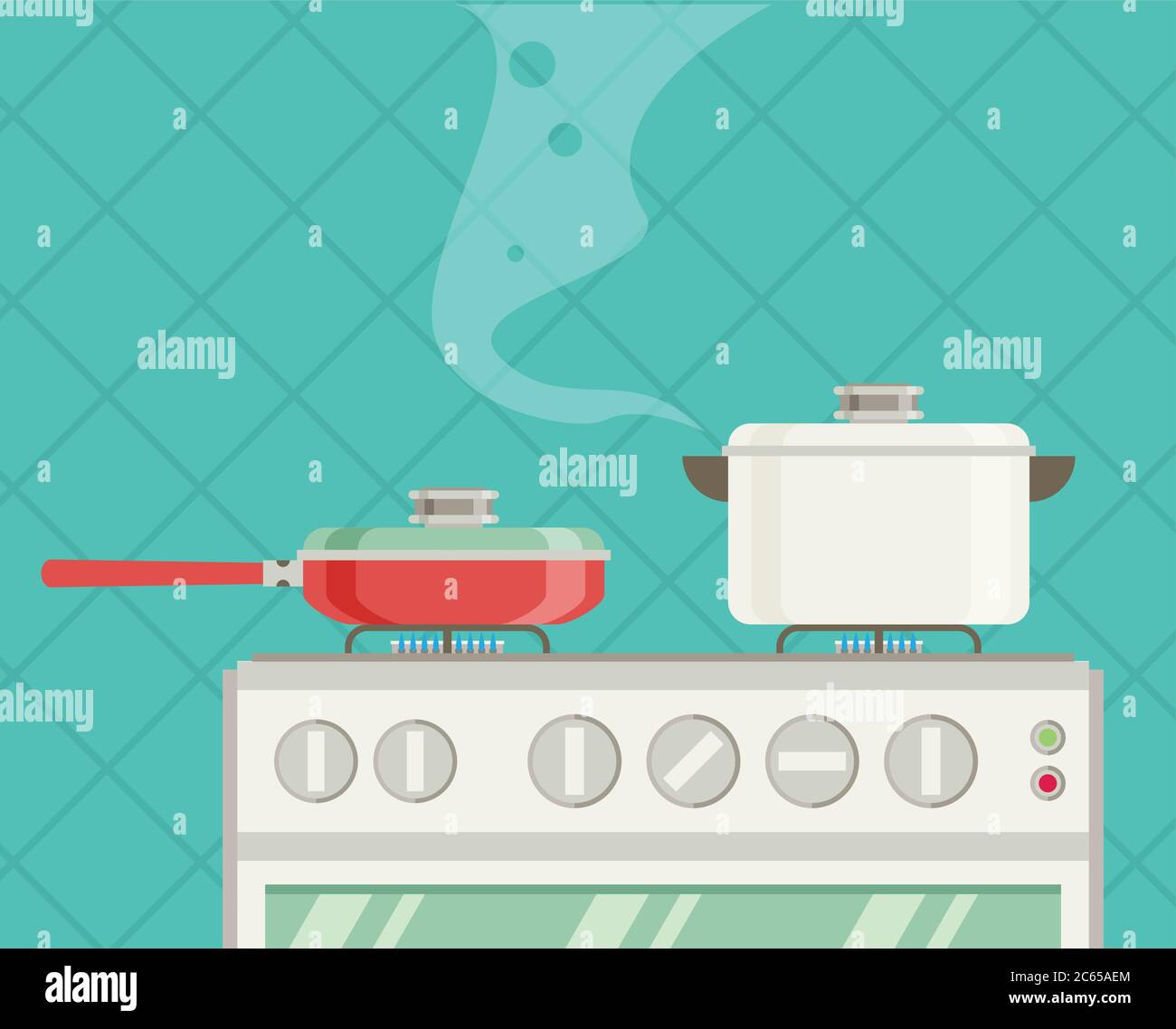 Pan heater Stock Vector Images - Alamy