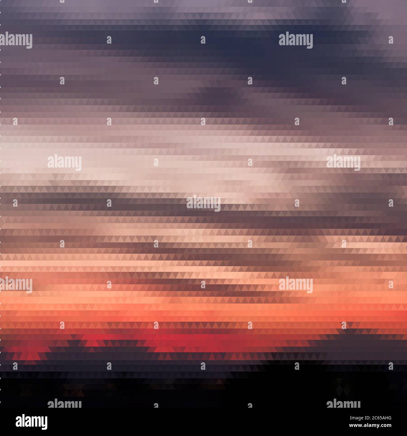 Retro sunset pattern of geometric shapes Stock Vector Image & Art - Alamy