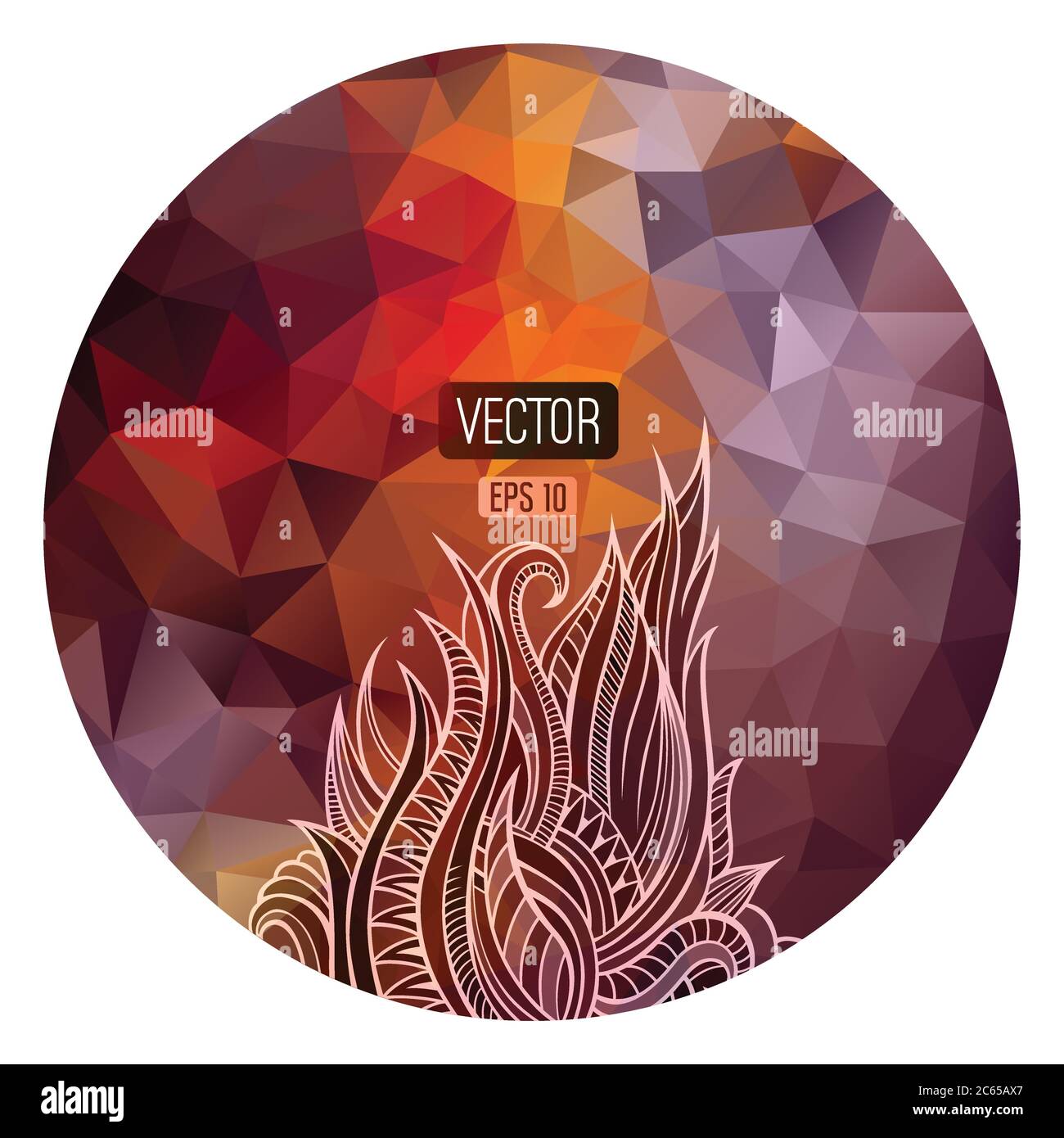 Futuristic background triangles lines Stock Vector Images - Alamy