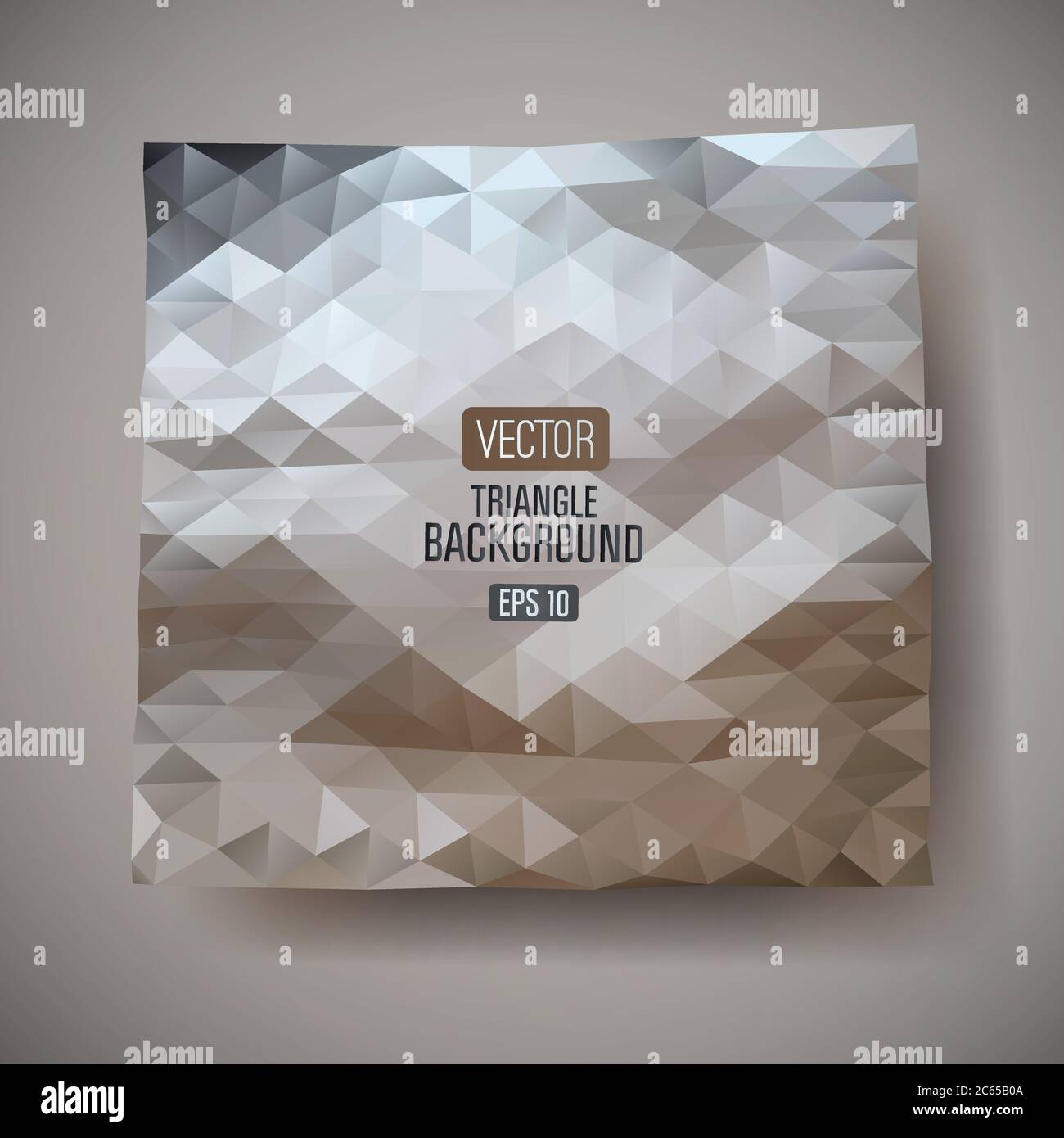 Abstract paper triangles background for design Stock Vector Image & Art ...