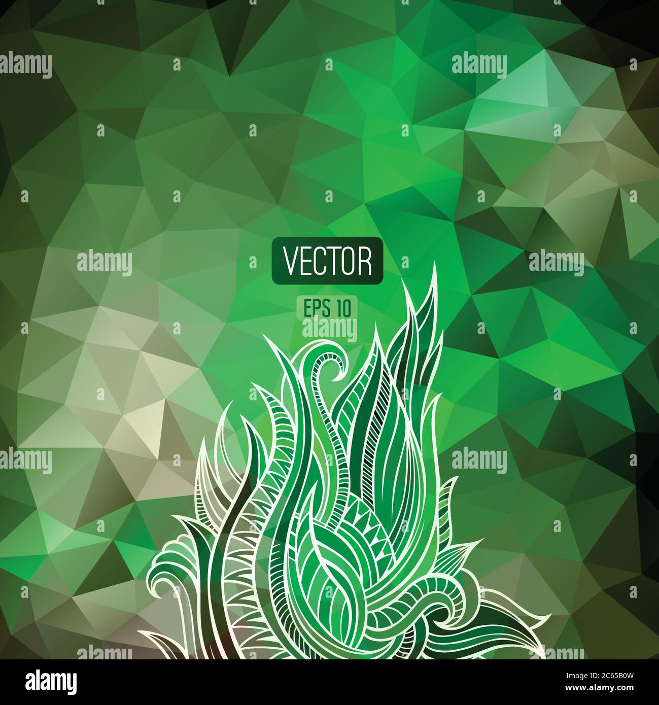 Abstract triangles background for design Stock Vector Image & Art - Alamy