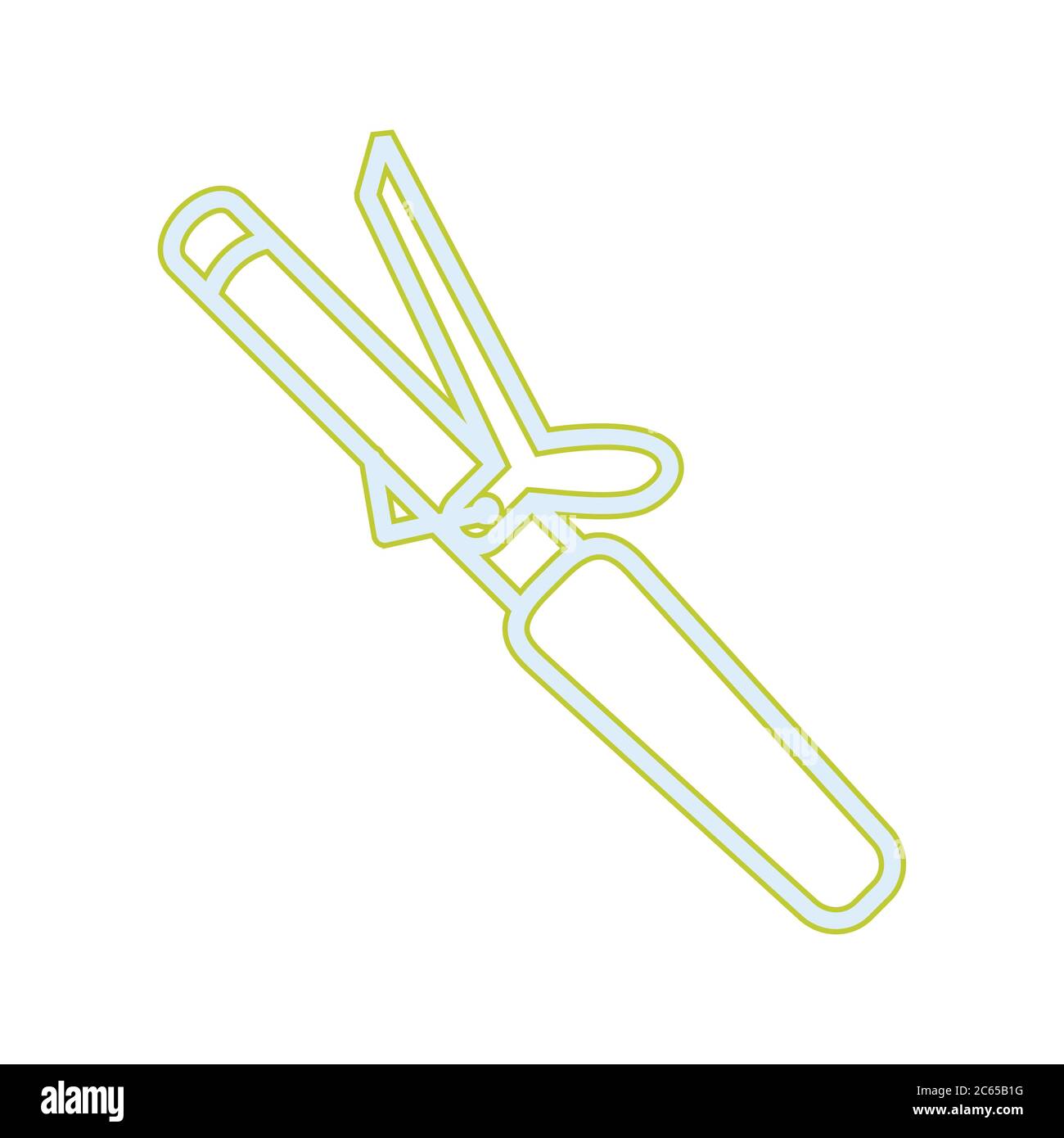 Unique Hair Roller Line Vector Icon Stock Vector Image & Art - Alamy