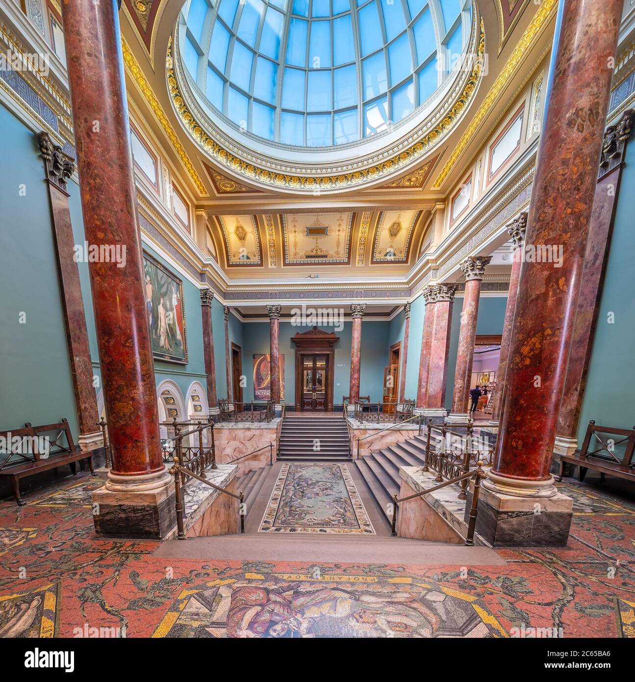 London, United Kingdom. Circa November 2019. Interior of the main hall ...