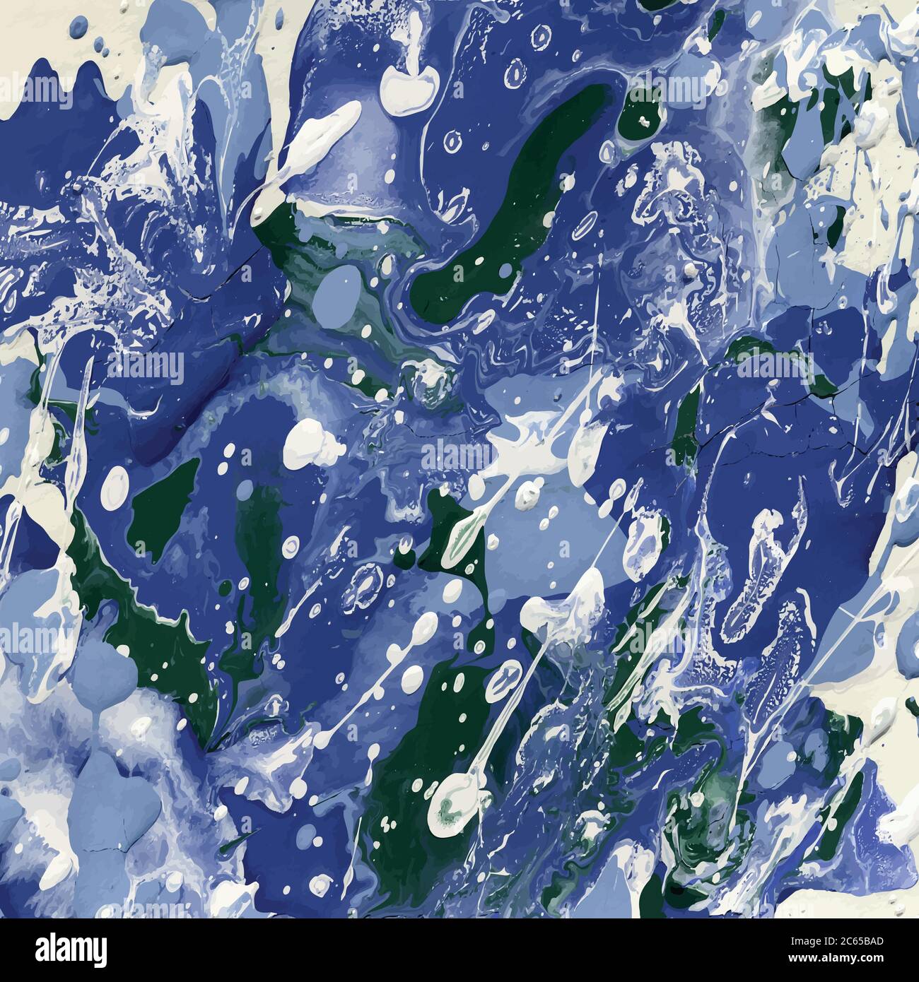 Blue grunge vector paint texture background Stock Vector Image & Art ...