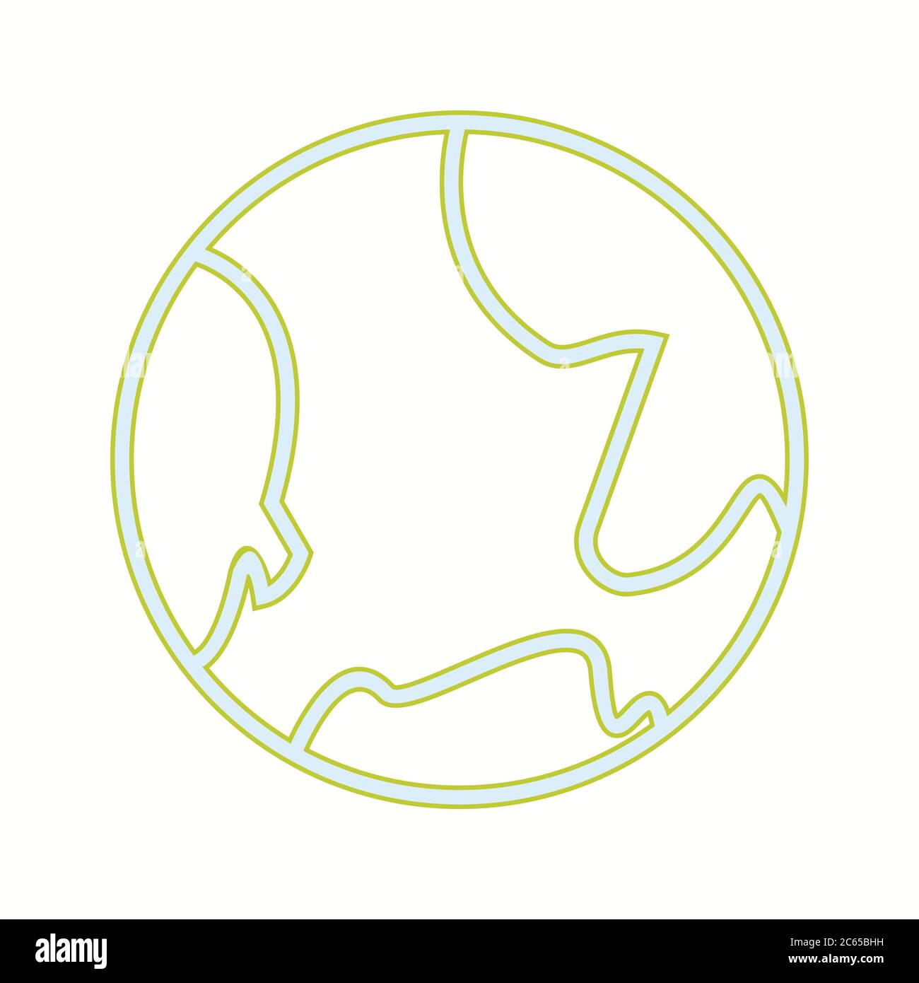 Unique Earth Vector Line Icon Stock Vector Image & Art - Alamy