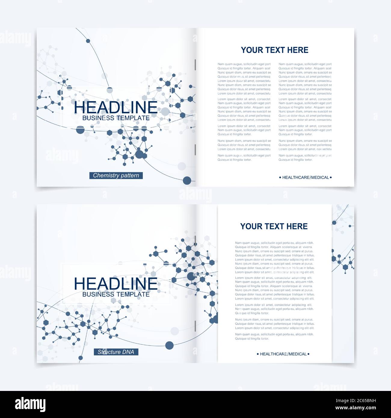 Scientific templates square brochure, magazine, leaflet , flyer, cover ...