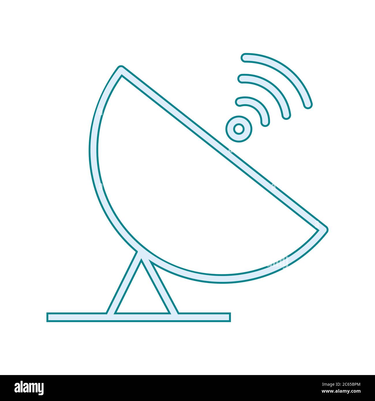 Unique Satellite II Vector Line Icon Stock Vector Image & Art - Alamy
