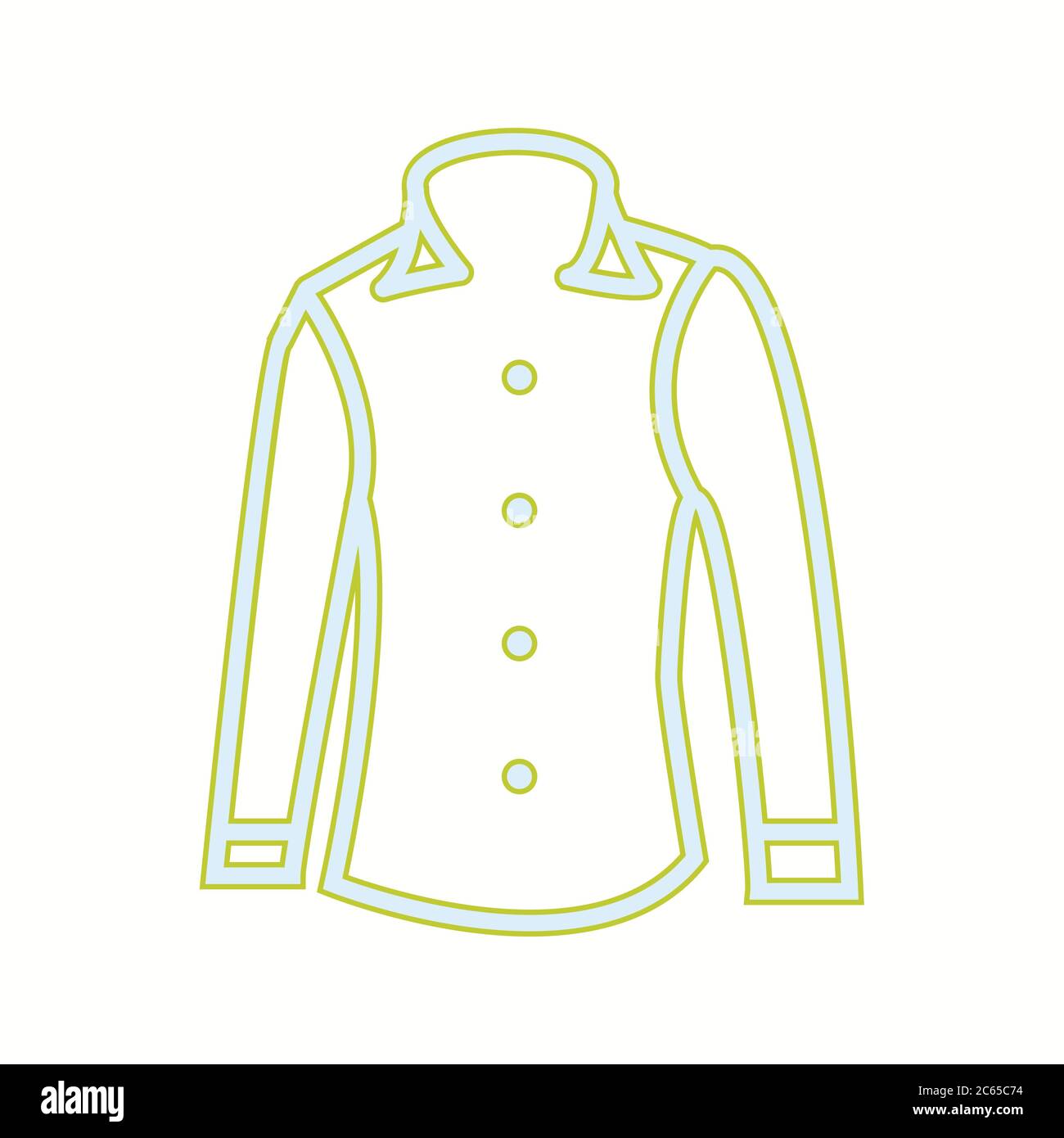 Unique Formal Shirt Vector Line Icon Stock Vector Image & Art - Alamy
