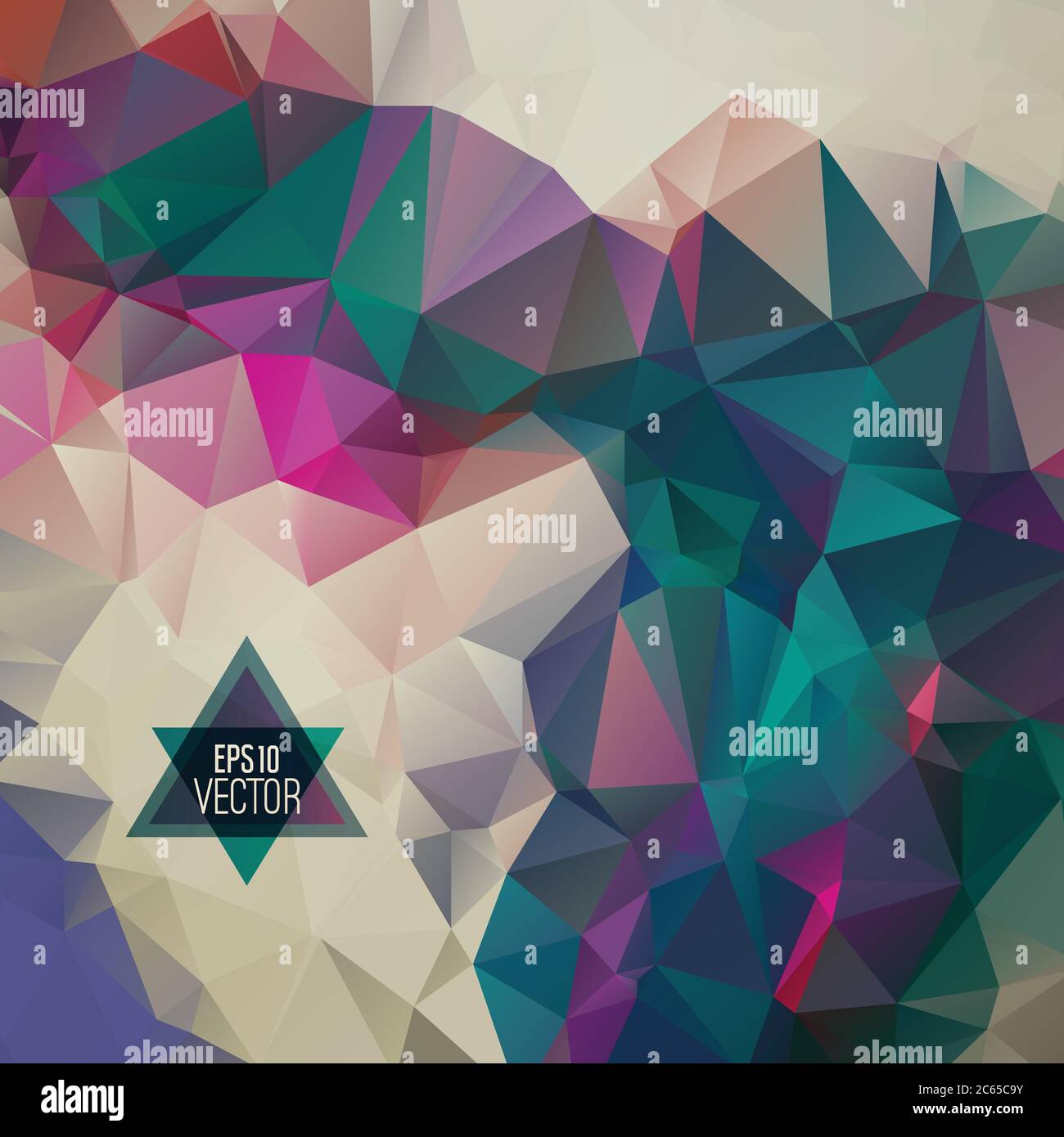 Retro pattern of geometric shapes Stock Vector Image & Art - Alamy