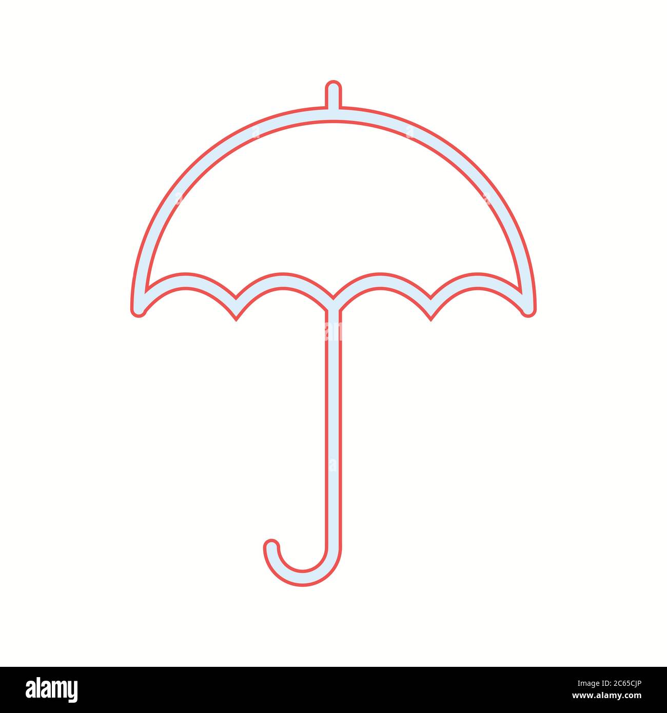 Unique Umbrella Vector Line Icon Stock Vector Image & Art - Alamy