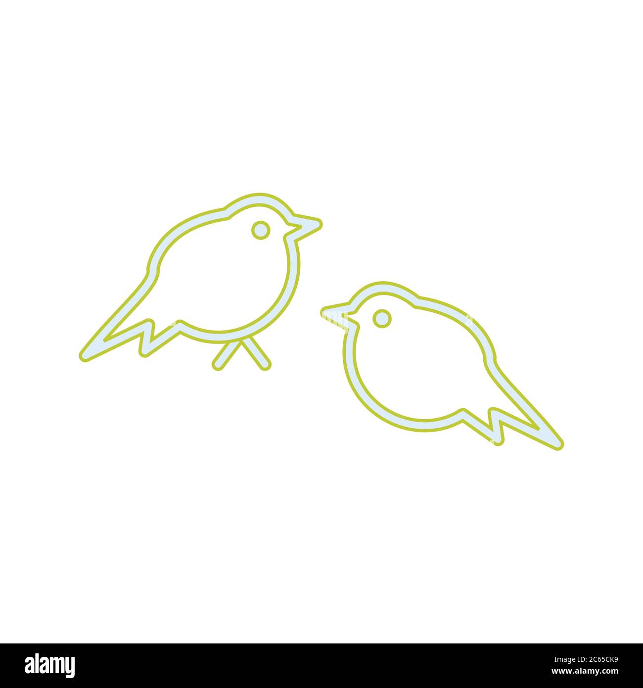 Unique Sparrow Vector Line Icon Stock Vector Image & Art - Alamy