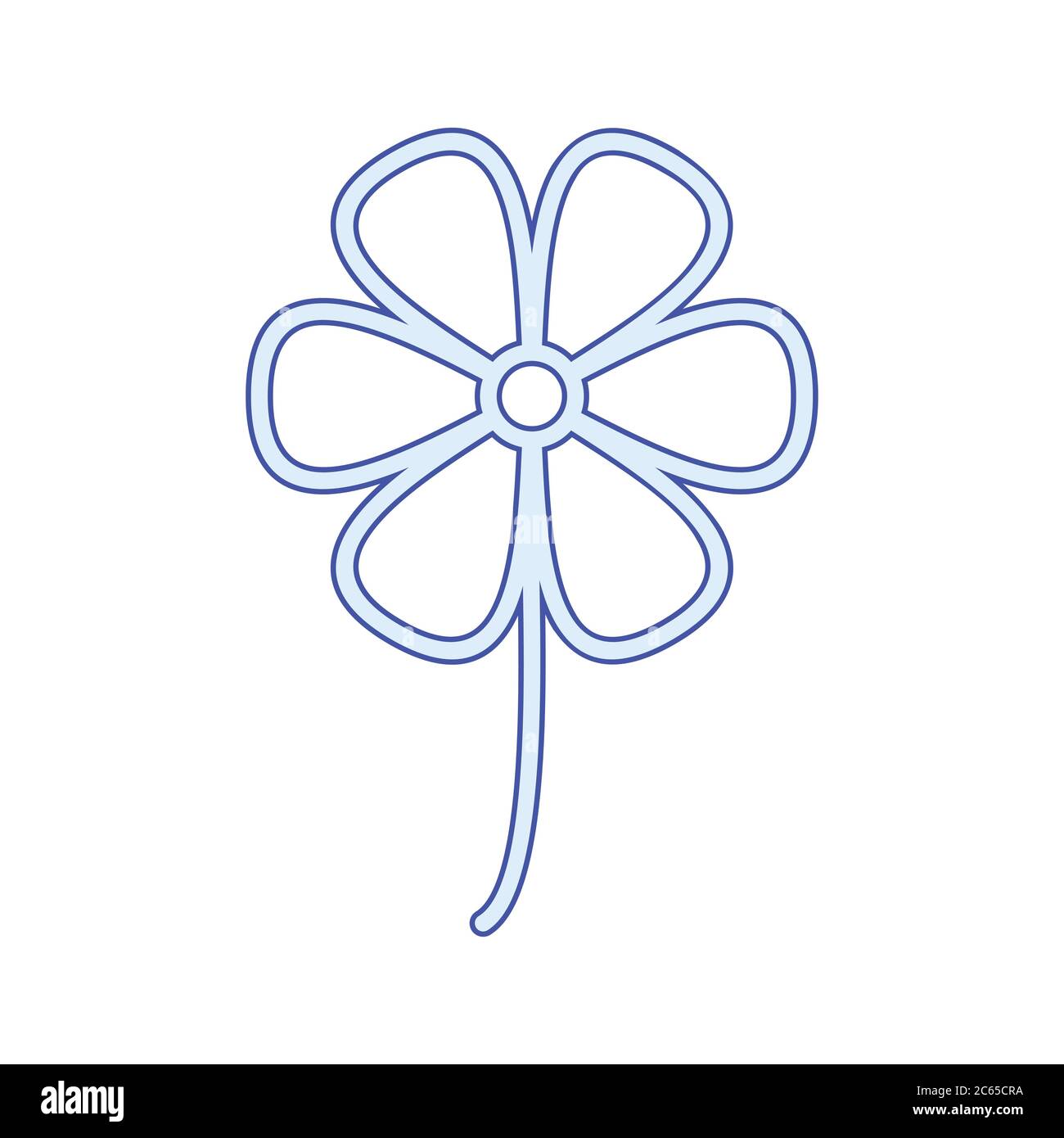 Unique Flower Vector Line Icon Stock Vector Image & Art - Alamy
