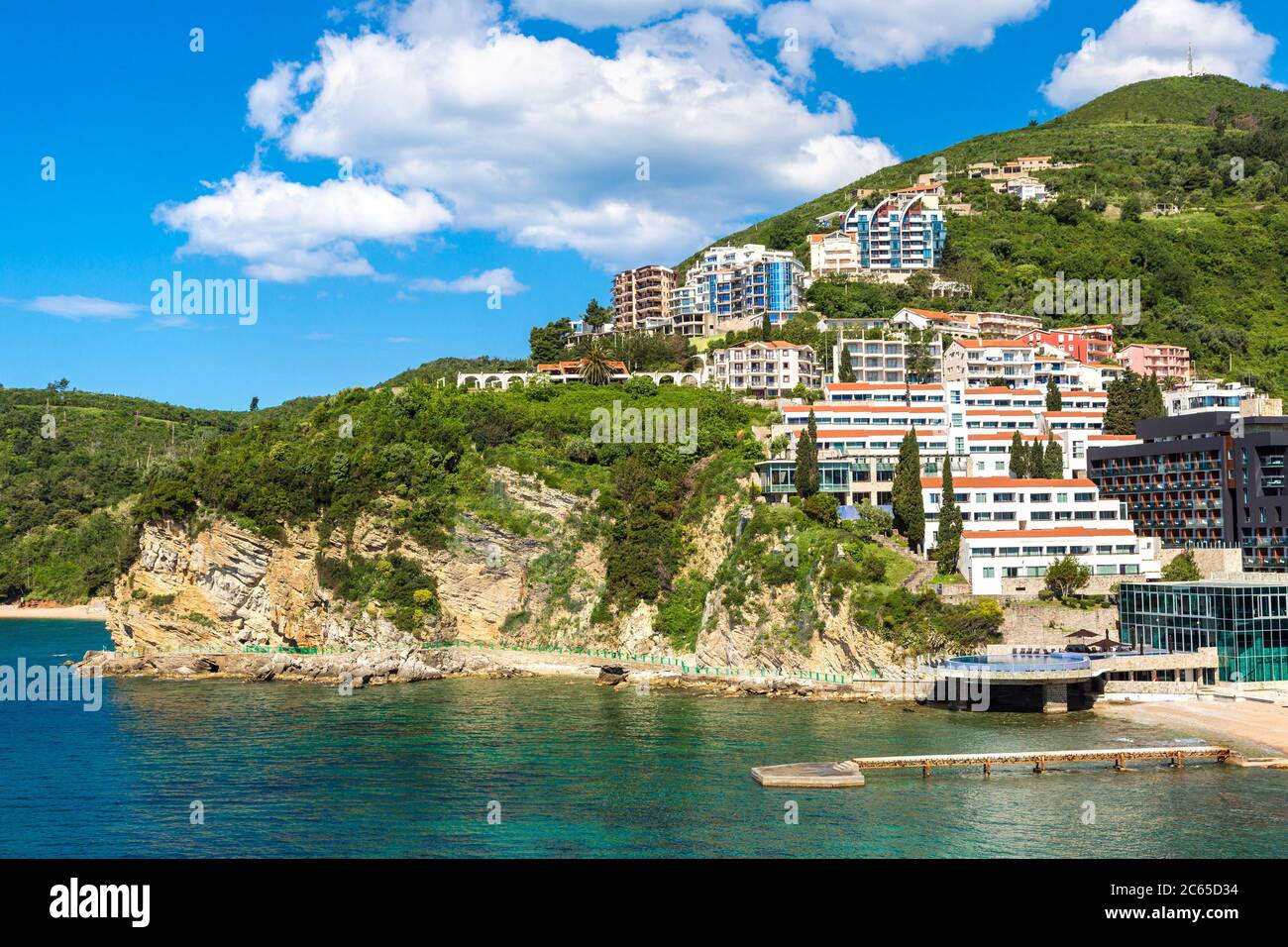 Montenegro budva hotel mogren hi-res stock photography and images - Alamy